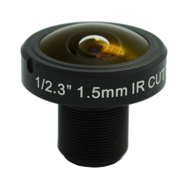 1/2.3" 1.5mm 10Megapixel S mount M12 180degree Fisheye Lens for IMX172 ...