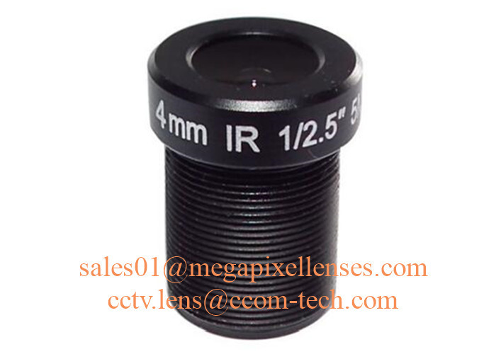 1/2.5" 4mm/6mm/8mm/12mm F2.0 5Megapixel M12x0.5 S-mount board lens ...